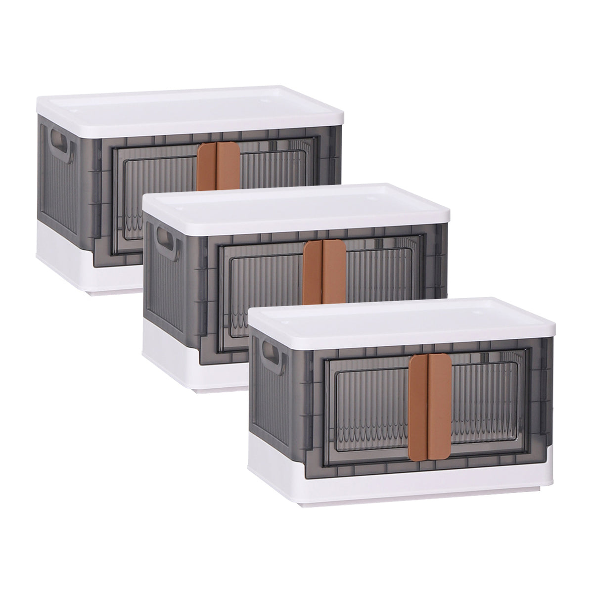 RAKU 観音開き 収納ボックス 32L 72L 大容量 折りたたみ キャスター付き ワイド 積み重ね 両開きフタ 上開き 半透明 耐荷重9 — 【公式】RAKU